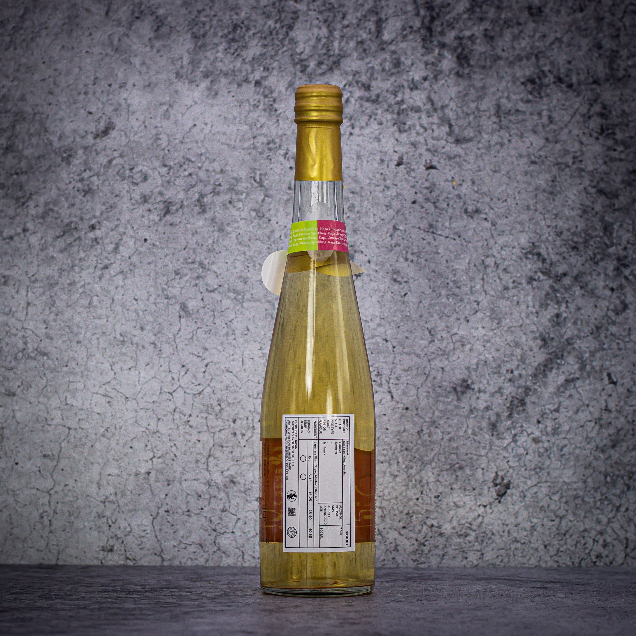 Manzairaku, Kaga Sparkling Umeshu, 500ml– SushiSushi