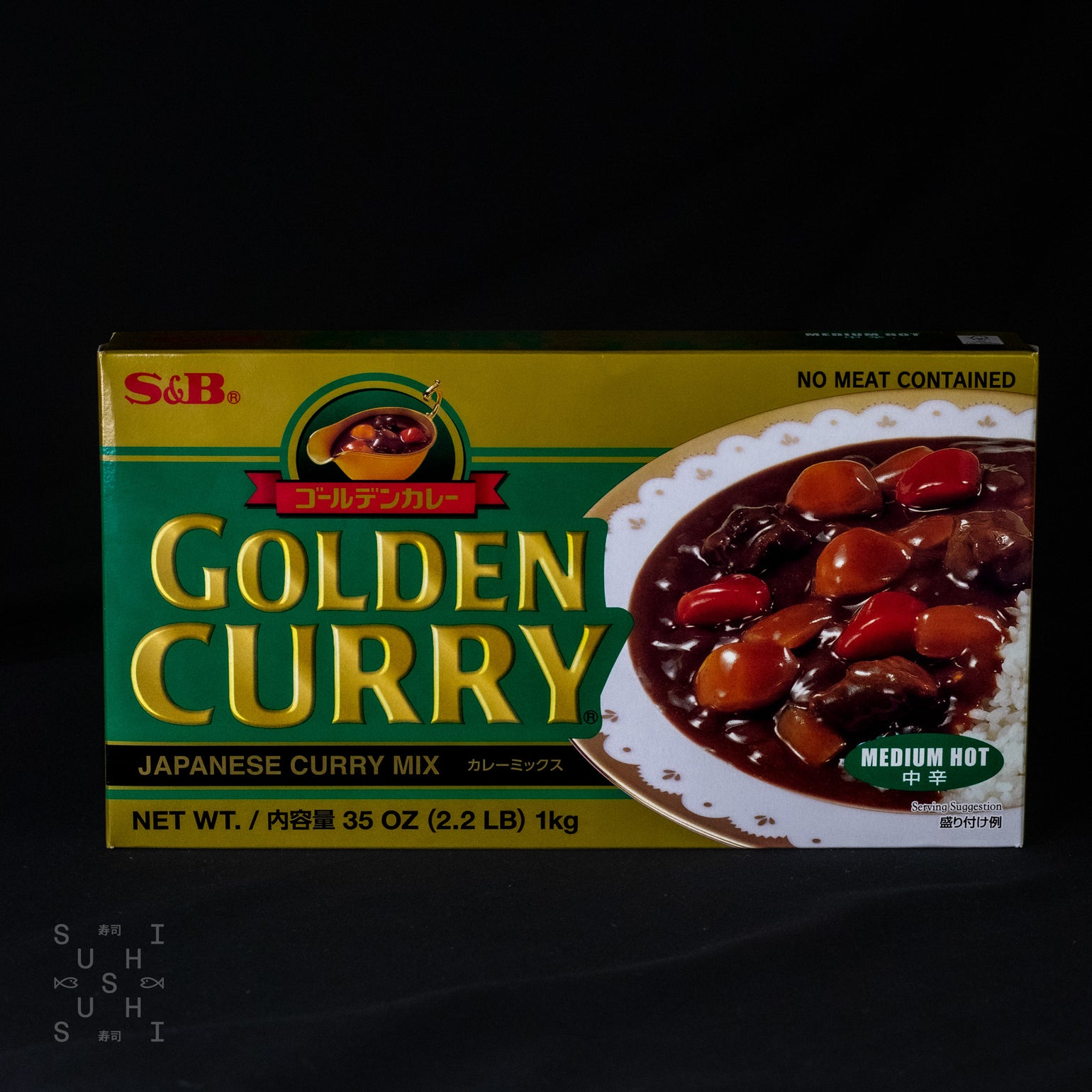 S&B Golden Curry Medium Hot 1kg – SushiSushi